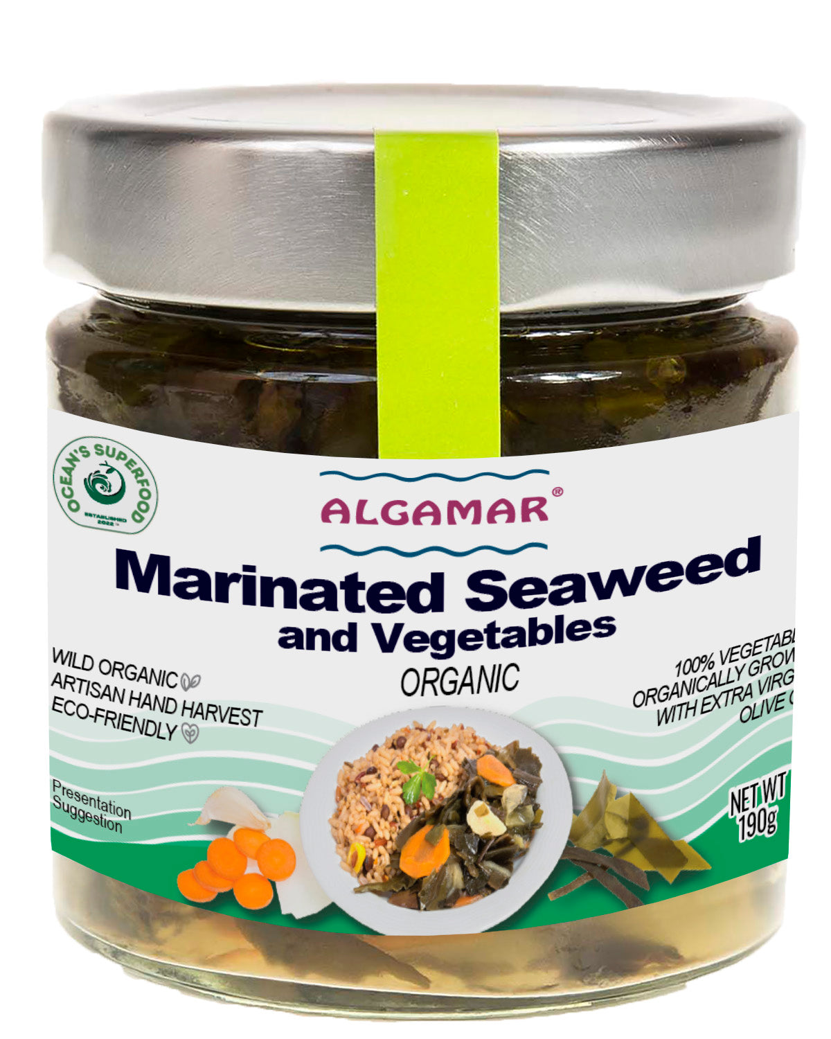 Marinated Seaweed and Vegetables, Organic – Algamar US